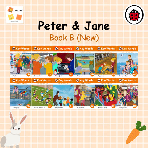[Ladybird] Storybook : Key Words with Peter and Jane (1B-12B series) | Kids Books | Aged for 3-6 ...