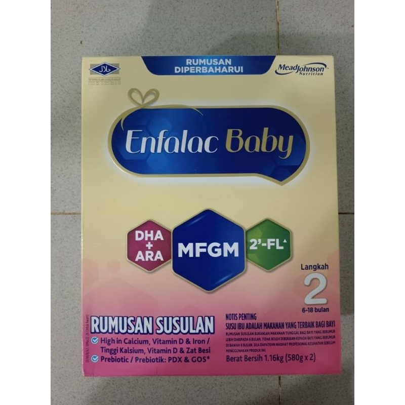 Enfalac Baby step 2 (1.16kg) | Shopee Malaysia