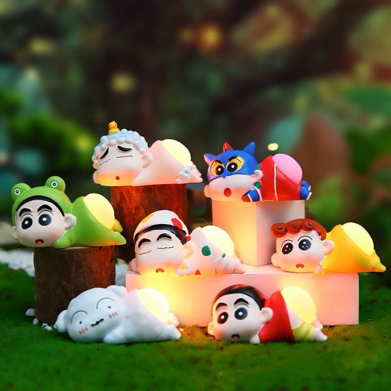New Style Shin-Chan Butt Light blind box Light Resin Crafts Small Gifts ...
