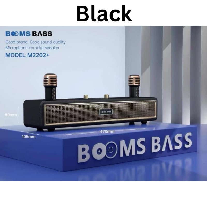 BOOMS BASS M2202+ Speaker Loud Volume Bluetooth Speaker Portable Home ...