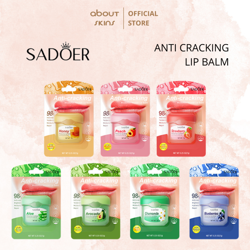 ABOUT SKINS SADOER Anti-Cracking Lip Balm 7g | Shopee Malaysia