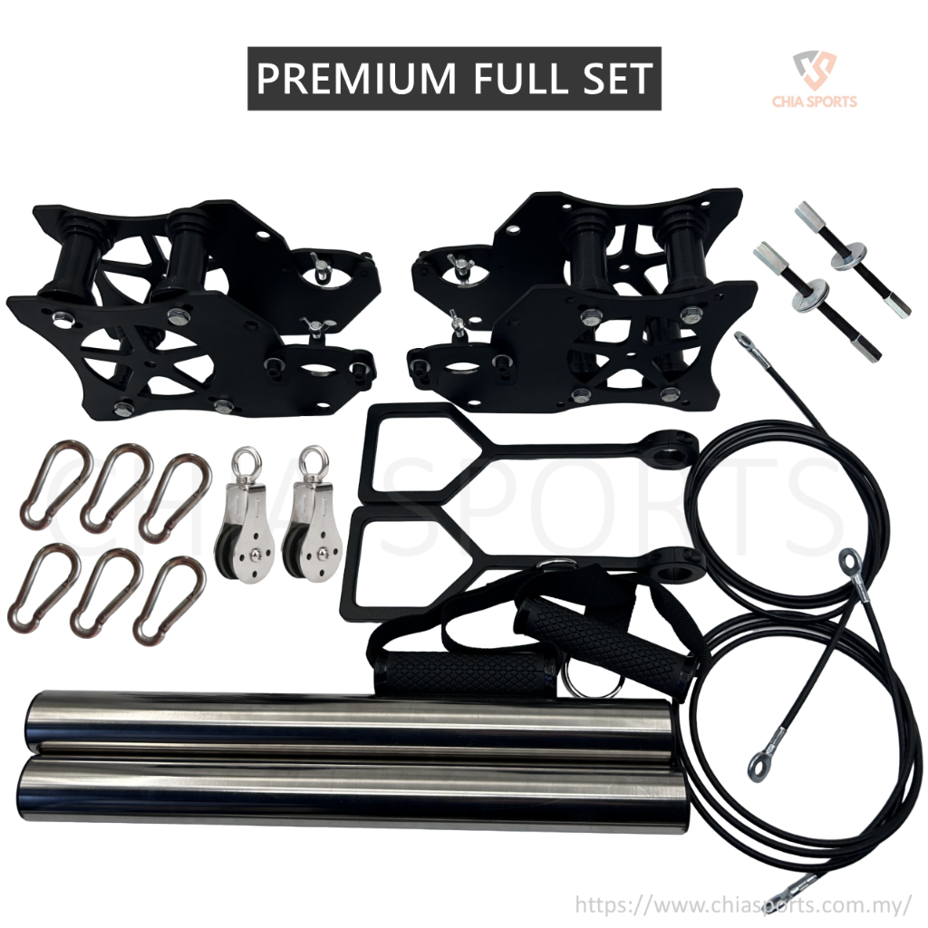 Trolley Pulley System CF Rig Squat Rack Smith Machine Barbell Crossover ...
