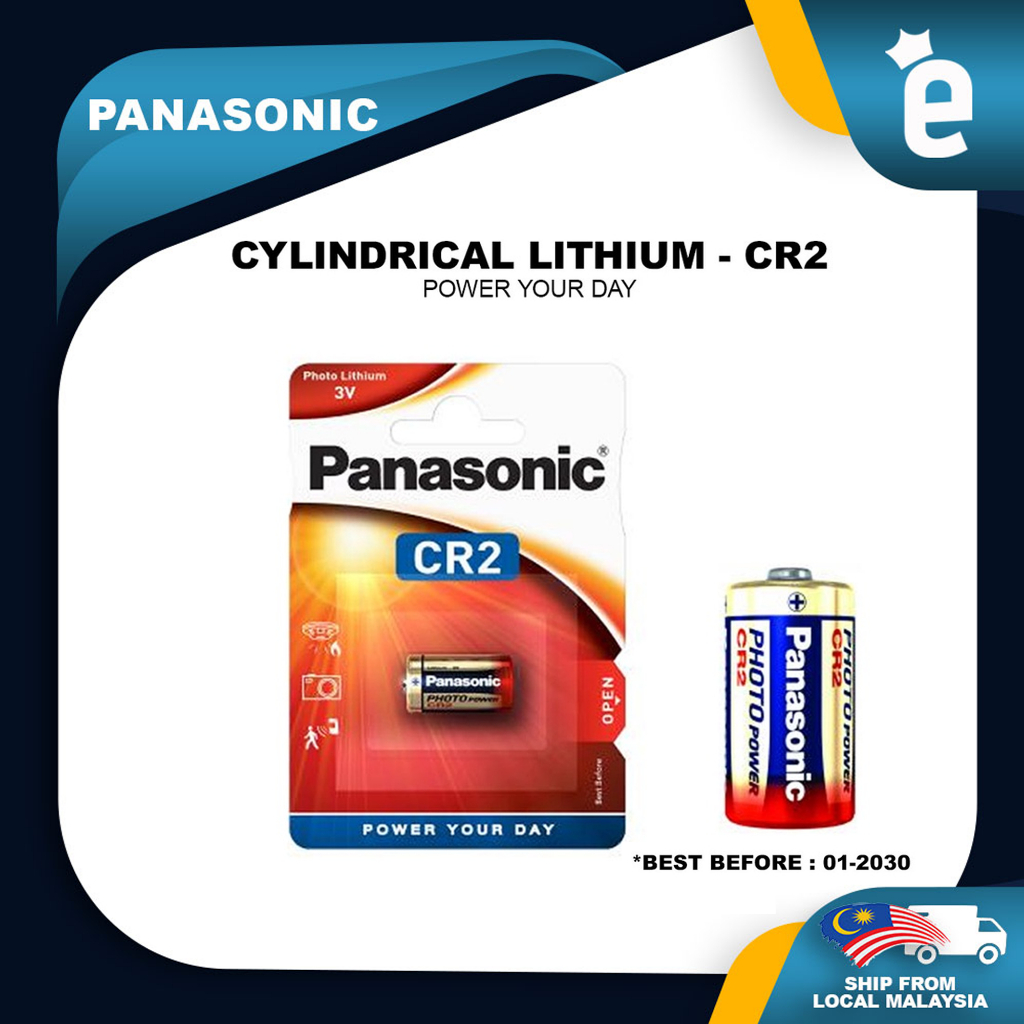 Panasonic CR2 CR2L CR-2L CR123 CR123A CR123AL Panasonic CR123 Cylindrical Lithium Battery for ...