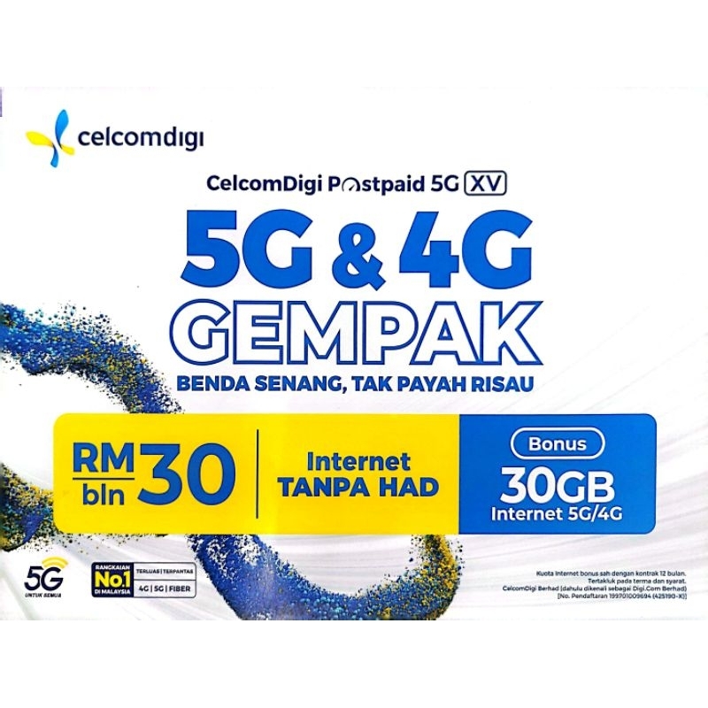 CelcomDigi Postpaid 5G XV | Shopee Malaysia