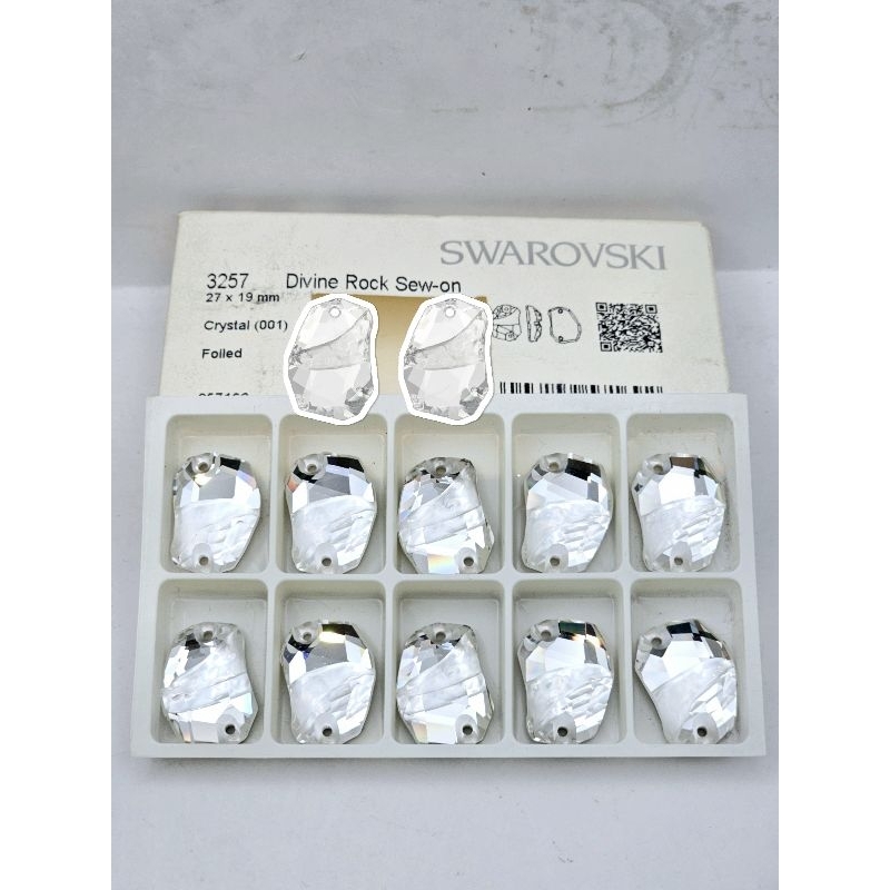 3257 Swarovski Crystal Elements Divine Rock Sew On Crystal Stone (1pcs ...