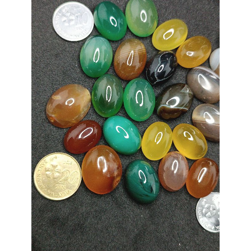 Batu akik yaman pelbagai warna Original Yaman | Shopee Malaysia