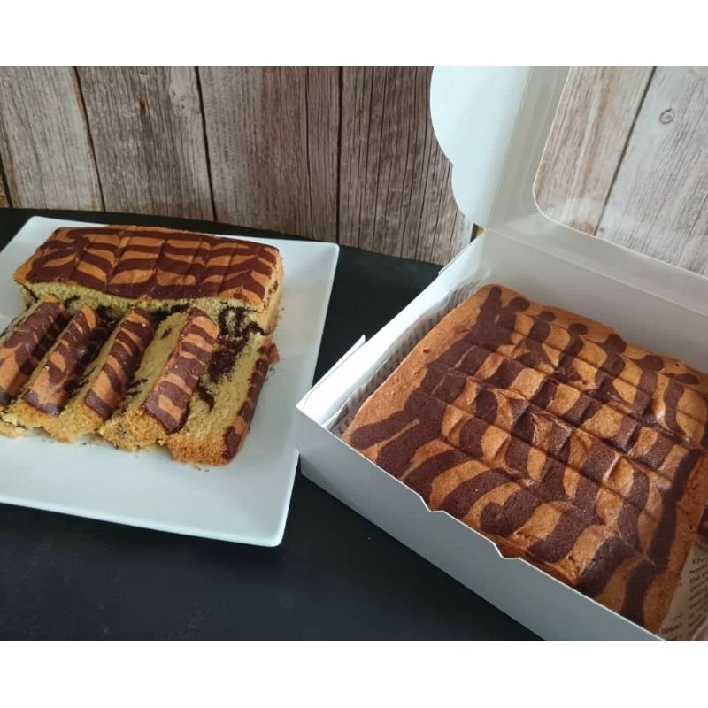 Kek Butter Marble Simply Delicious Sedap Moist Chocolate atau Pandan ...