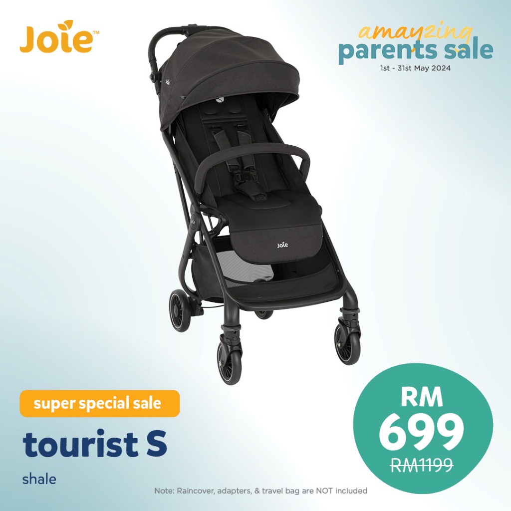 Joie Tourist / Tourist S Compact Stroller (1 Year Warranty) | Shopee ...