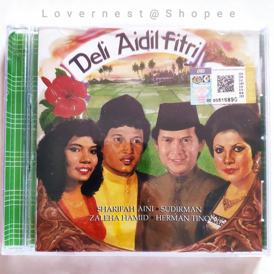Deli Aidilfitri CD Album - Sharifah Aini & Sudirman & Zaleha Hamid & Herman Tino - Lagu Klasik ...