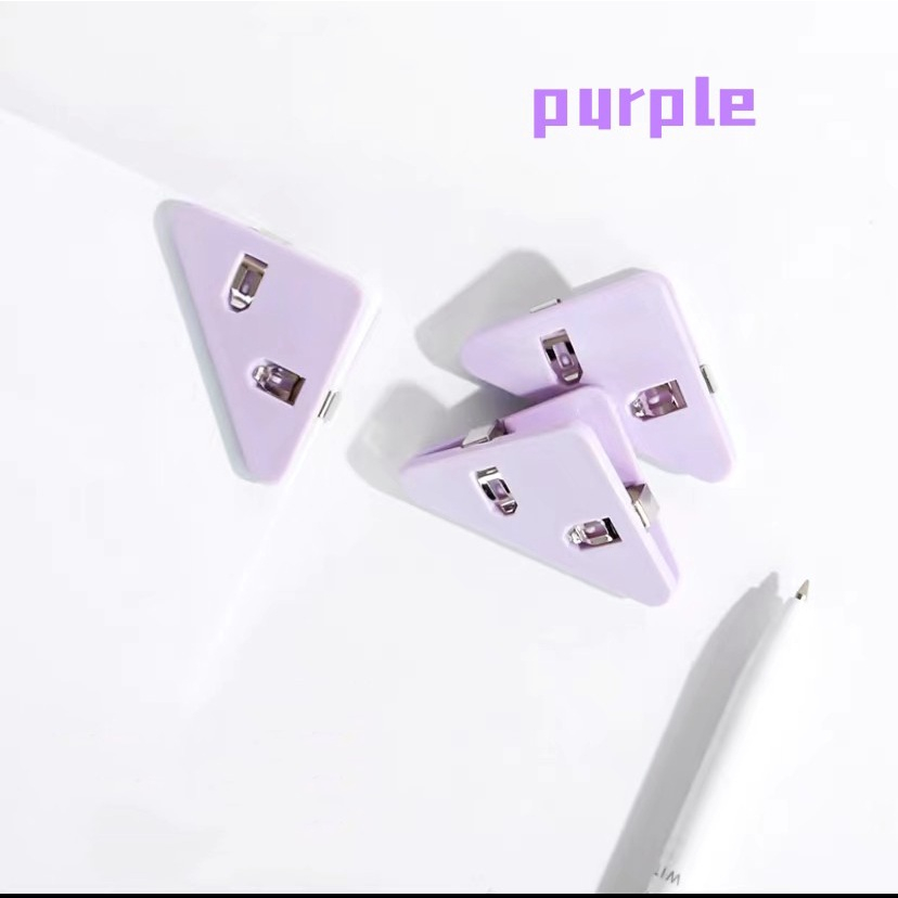 Triangle Paper Clip Plastic corner clip Index Clamp Clip small clip ...