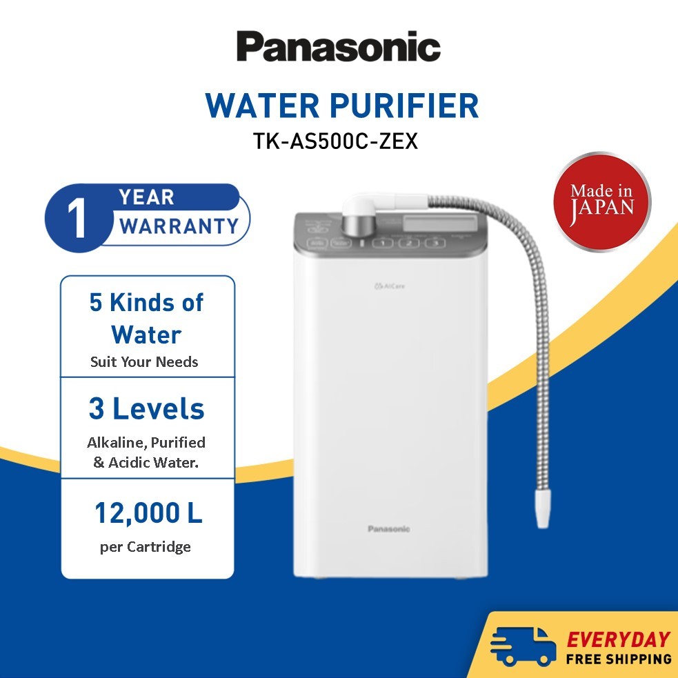 Panasonic Tk-As500C-Zex Micro Filtration Alkaline Ionizer Water Purifier Nsf Certified Made In ...