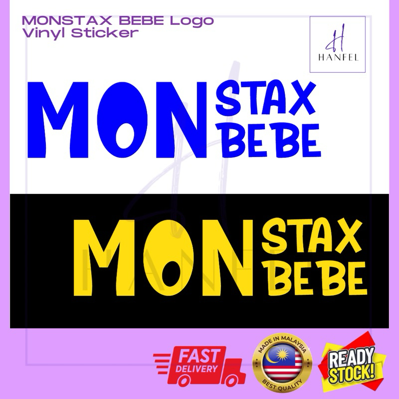 MONSTA X BEBE Logo design vinyl sticker ( Die-cut) | Shopee Malaysia