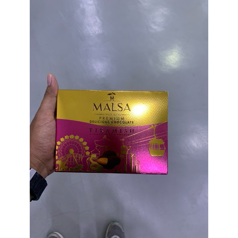 Malsa premium tiramisu almond milk chocolate 75g | Shopee Malaysia