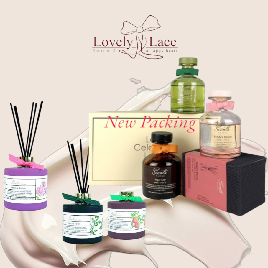 Lovely Lace Scents Reed Diffuser with Stick 200ml | Shopee Malaysia