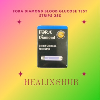 FORA DIAMOND BLOOD GLUCOSE TEST STRIPS 25S | Shopee Malaysia