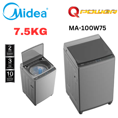 (FAST SHIP ) Midea Fully Automatic Washing Machine MA100W85 (8.5KG ...