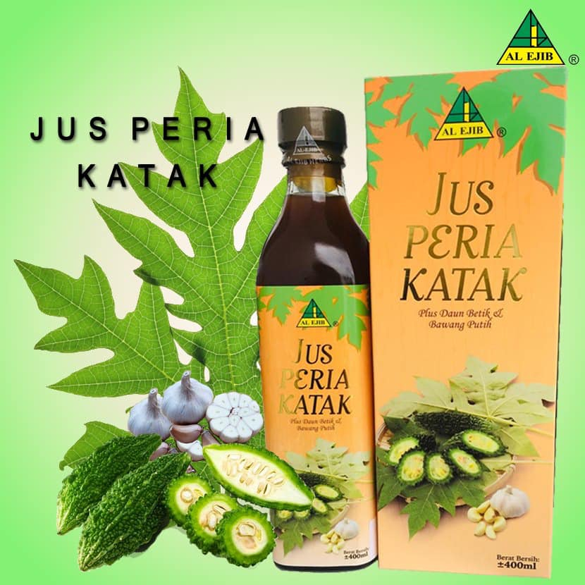 🛍️AL EJIB JUS PERIA KATAK PLUS DAUN BETIK PLUS BAWANG PUTIH (400ML ...