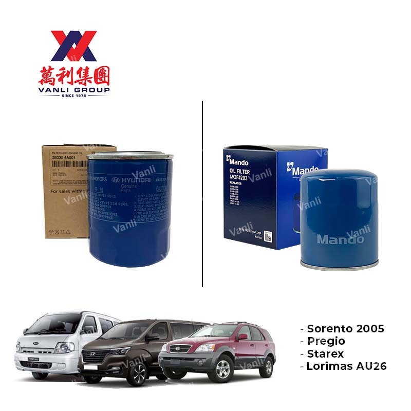 Hyundai Kia / Mando Filter for Hyundai Starex / Lorimas / Kia Sorento ...