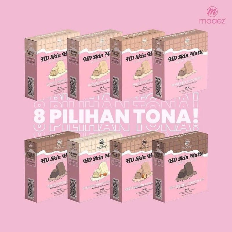 MAAEZ HD SKIN MATTE POWDER FOUNDATION (COMPACT FOWDER) ORIGINAL HQ ...