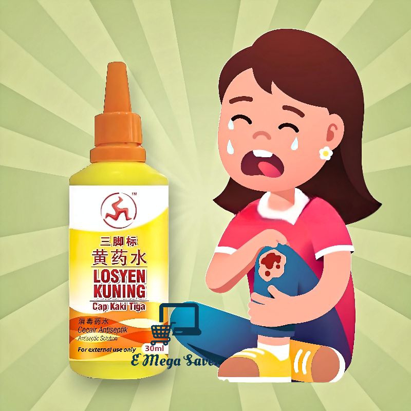 Three Legs Antibacterial Yellow Lotion Dropper 30ml (1fl oz) | Shopee ...