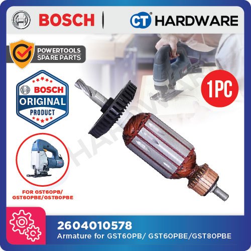 Bosch 2604010578 Original Armature GST60PB/ GST60PBE/GST80PBE Corded ...