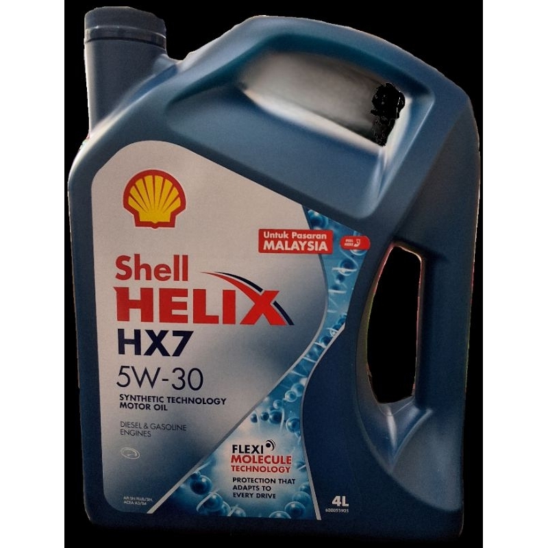 Shell HELIX HX7 5W-30/10W-40 (4L) SYNTHETIC TECHNOLOGY MOTOR OIL ...