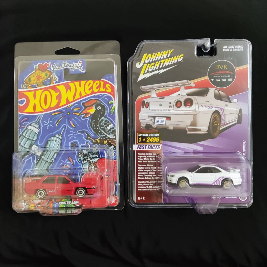 [SAGA COMBO] Johnny Lightning 2000 Nissan Skyline GT-R BNR34 (JVK TOYS ...
