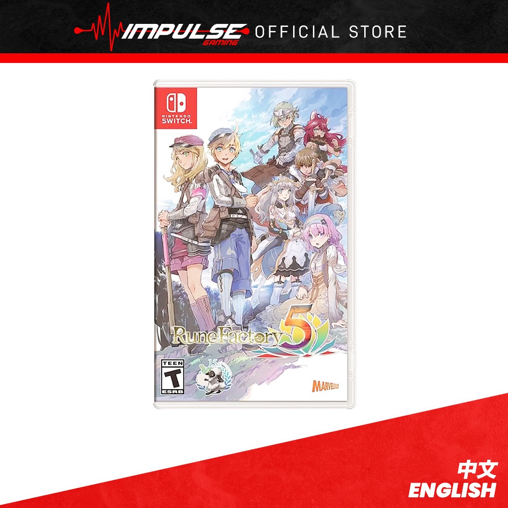 NSW Nintendo Switch Rune Factory 5 Chi/Eng Version 符文工廠5 中英文版 | Shopee ...
