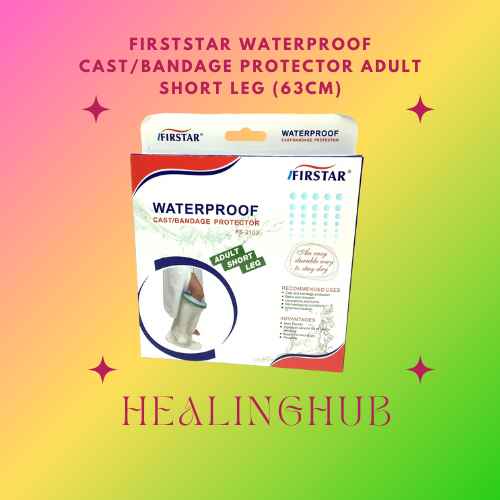 FIRSTSTAR WATERPROOF CAST/BANDAGE PROTECTOR ADULT SHORT LEG (63CM ...