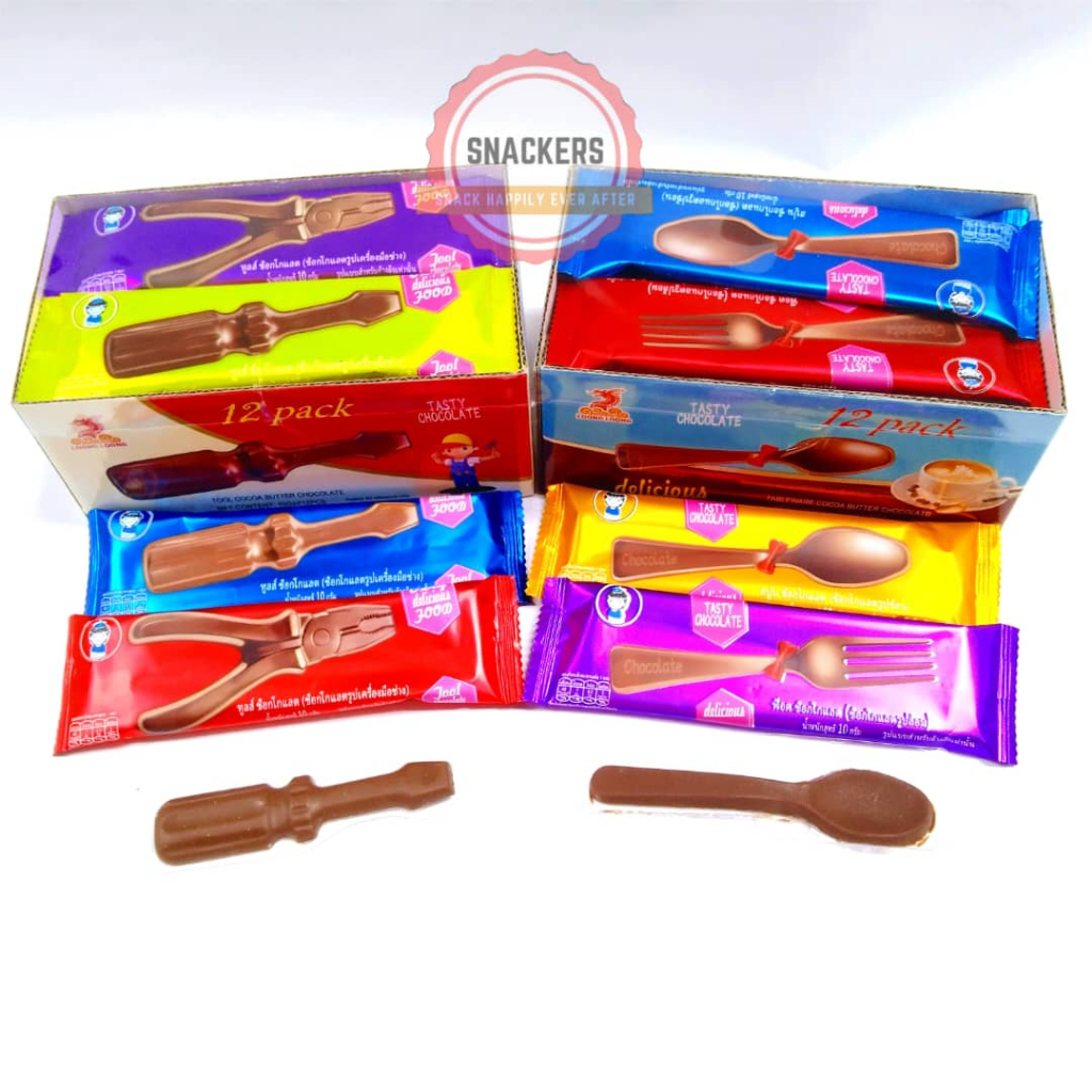 🔥Ready Stock🔥 Loong Loong Jenama 12Pcs Pinggan Makan Coklat Sedap /Tool ...