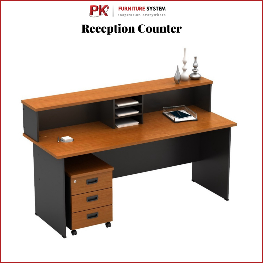 Ready Stock 5' & 4' Reception Counter | Reception Counter | Meja ...