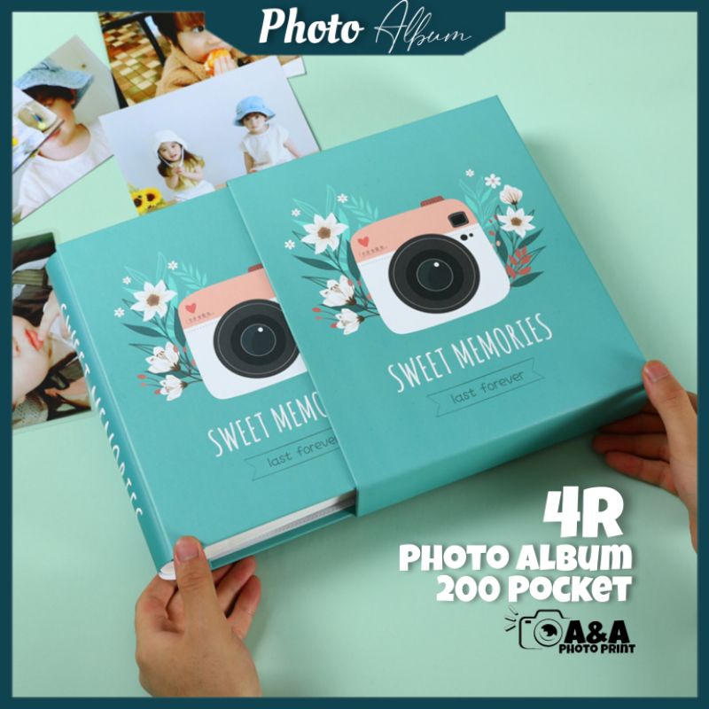 Photo Album 4R - 200pcs With Box | Shopee Malaysia