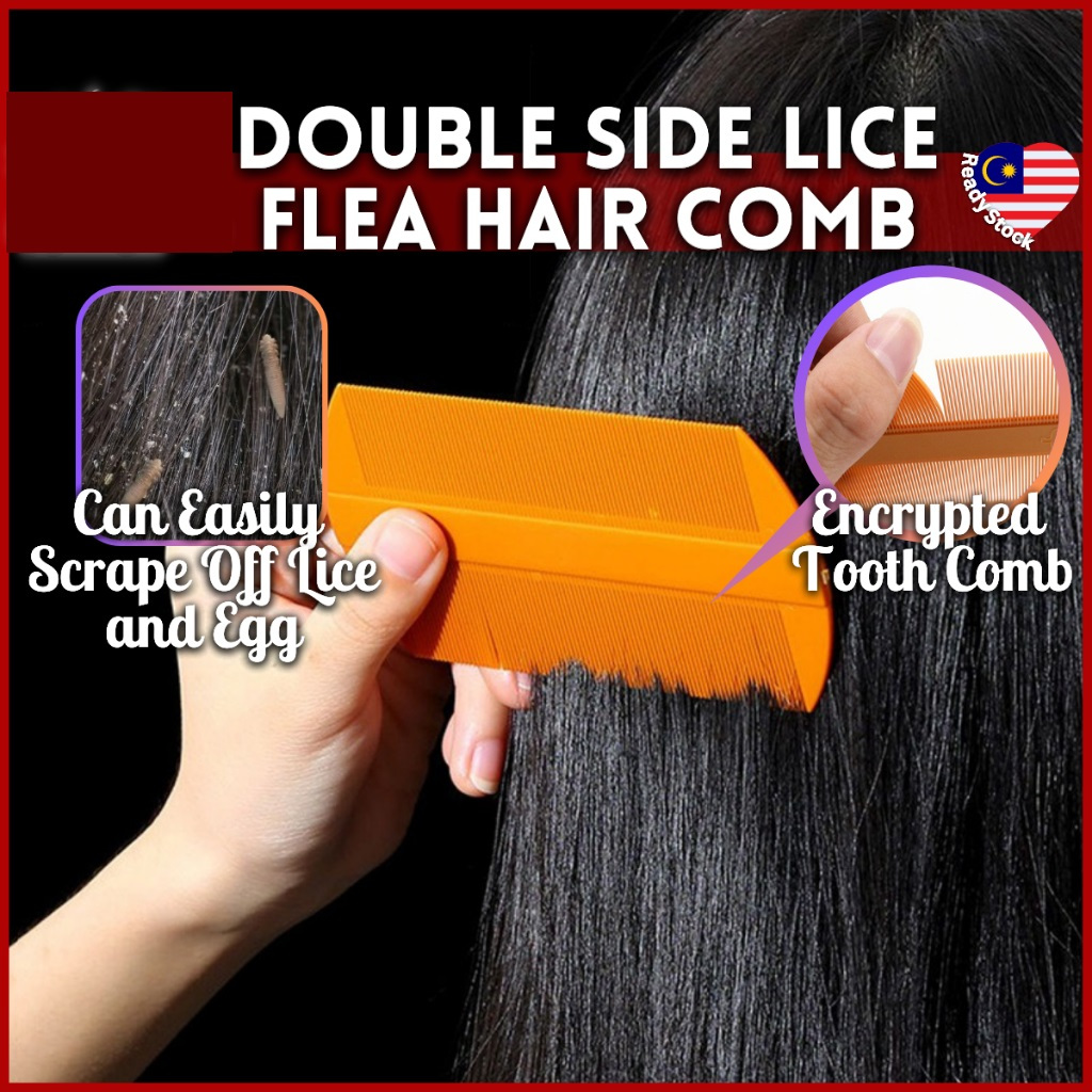 Sikat kutu /Bamboo Sikat kutu Head Lice Comb Sikat Kutu Fine Tooth Head ...