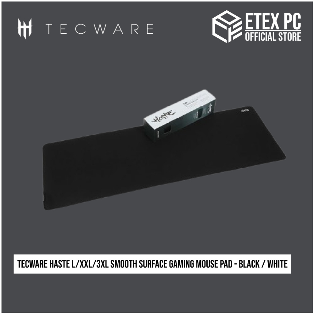 Tecware Haste L/XXL/3XL Smooth Surface Gaming Mouse Pad - Black / White ...