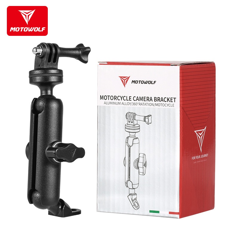 MOTOWOLF Motorcycle sports camera mount Bracket Holder Riding driving ...