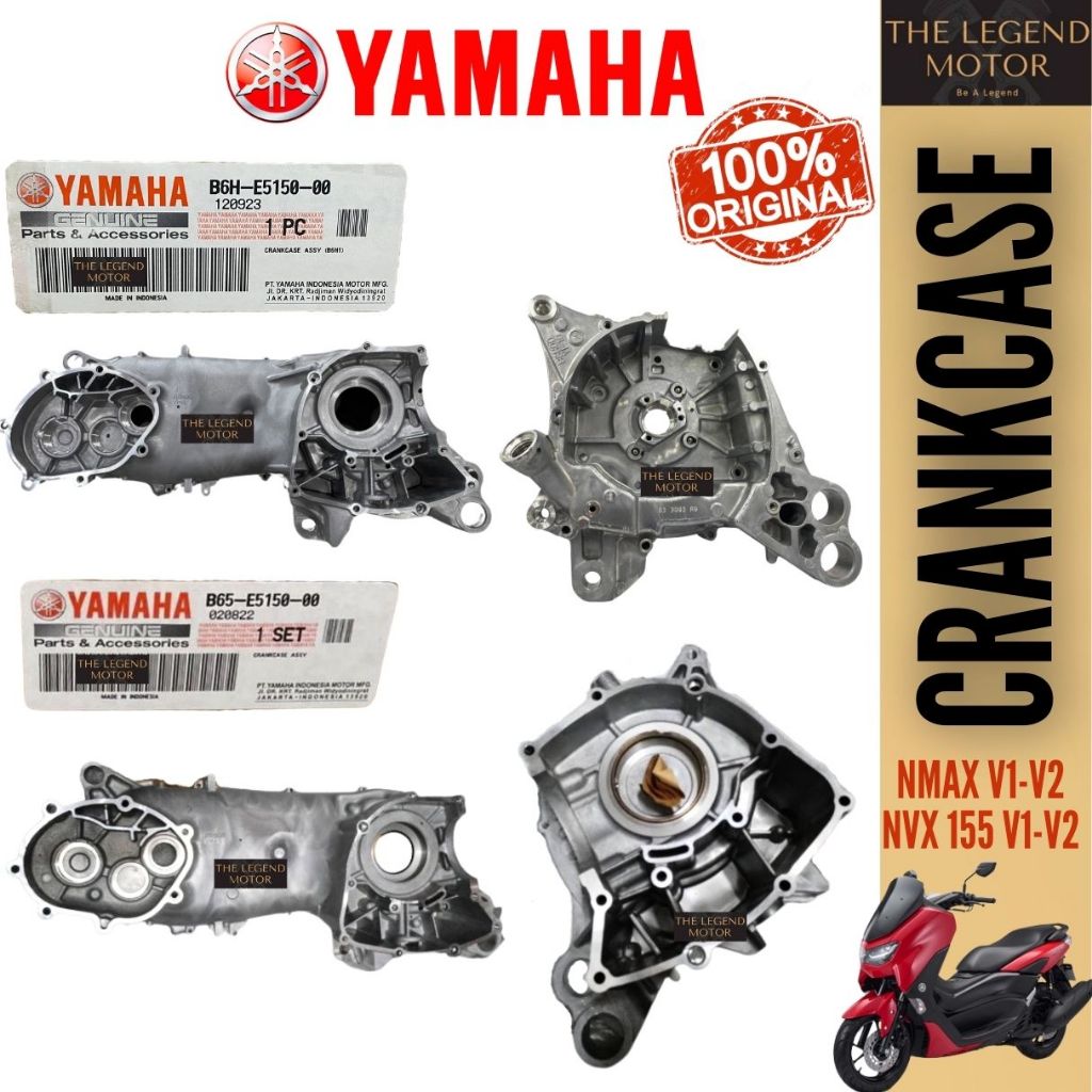 NVX 155 NMAX V1 V2 NVX155 Crankcase Left Right Engine Casing Cover ...
