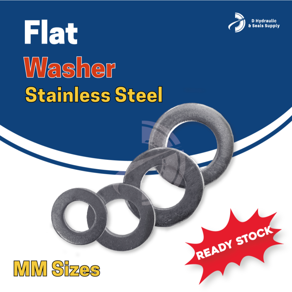 Flat Washer Stainless Steel [mm size]Zinc Plating M5 M6 M8 M10 M12 M14 ...