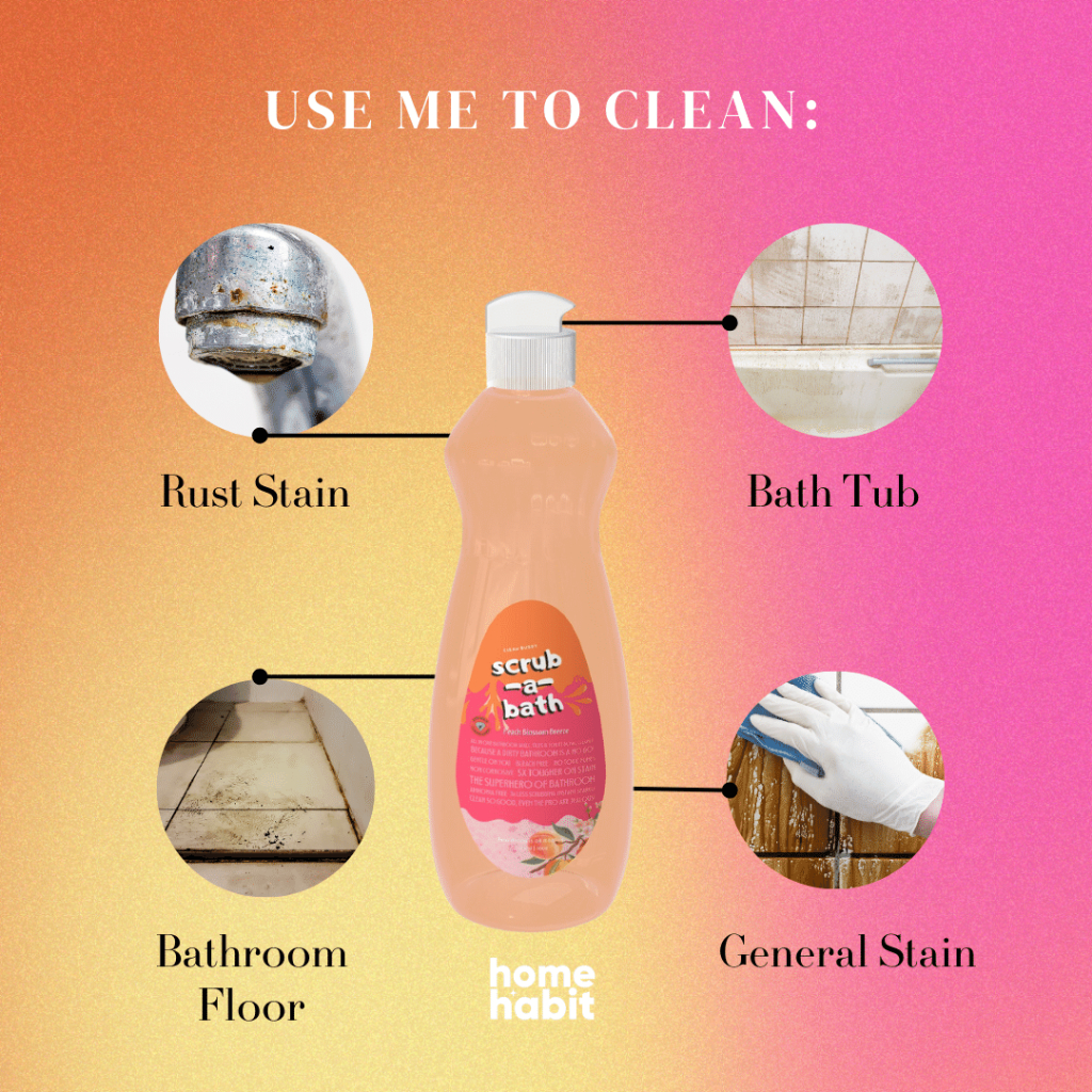 Clean Buddy Scrub A Bath All in One Deep Cleaning Bathroom 500ML ...