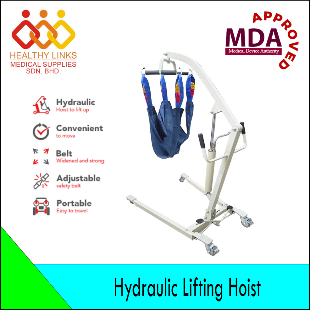 [MDA Approved] Manual Hydraulic Lifting Hoist Sling Elevator Lifter ...