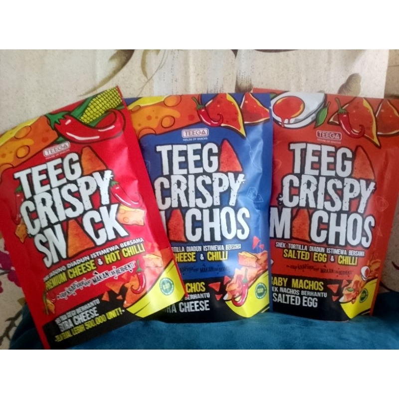 TEEGA SNACK | SNACK CHEESE, PEYEK SALTED EGG & MACHOS (Ready Stok ...