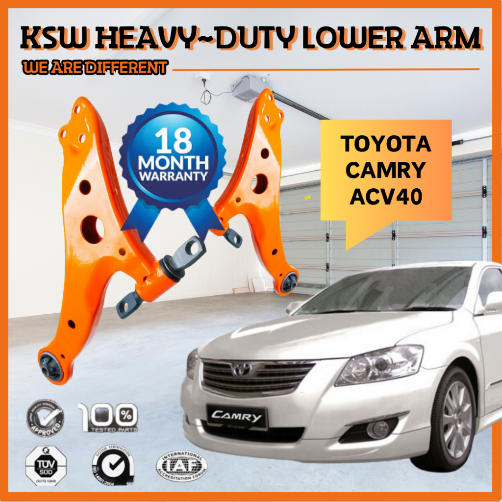 TOYOTA CAMRY ACV40 - KSW HEAVY DUTY CONTROL/LOWER ARM LEFT & RIGHT ...