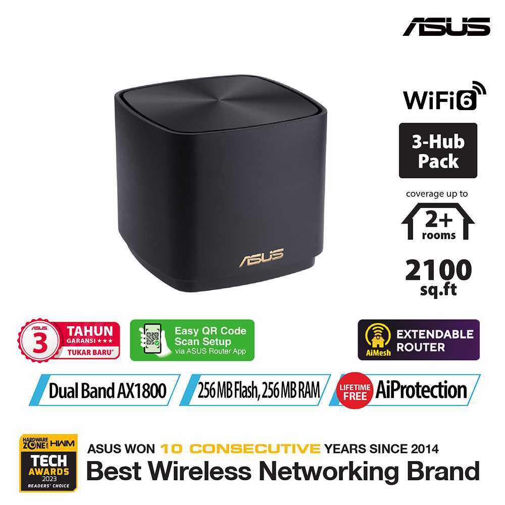 ASUS ZenWiFi XD5 WiFi 6 AX3000 Gigabit Mesh WiFi Router System AiMesh Certified MESH ROUTER ...