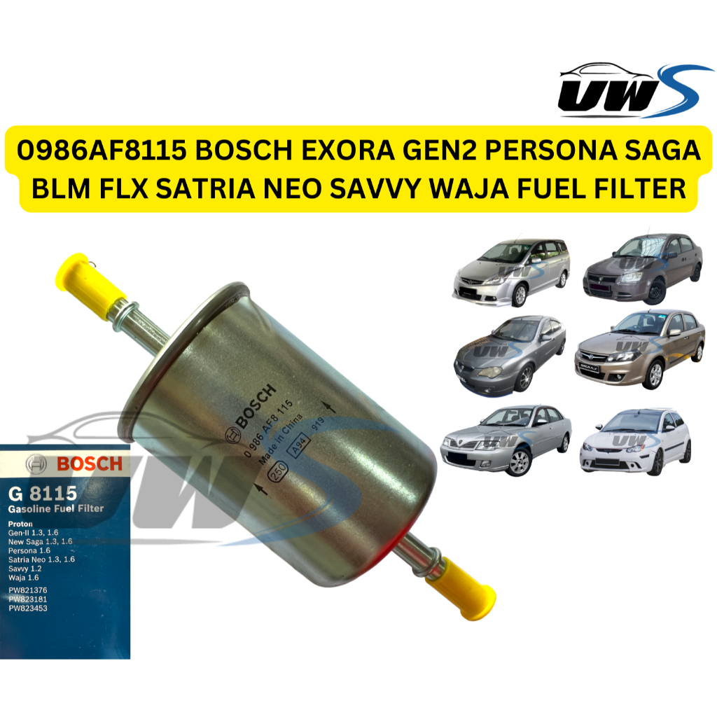 0986AF8115 BOSCH EXORA GEN2 PERSONA SAGA BLM FLX SATRIA NEO SAVVY WAJA ...