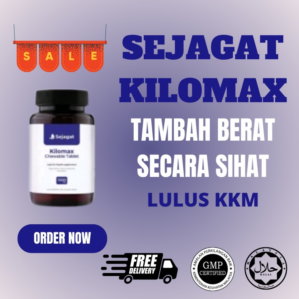 KILOMAX SEJAGAT WEIGHT GAIN LULUS KKM NAIK BERAT BADAN BERKESAN HINGGA ...