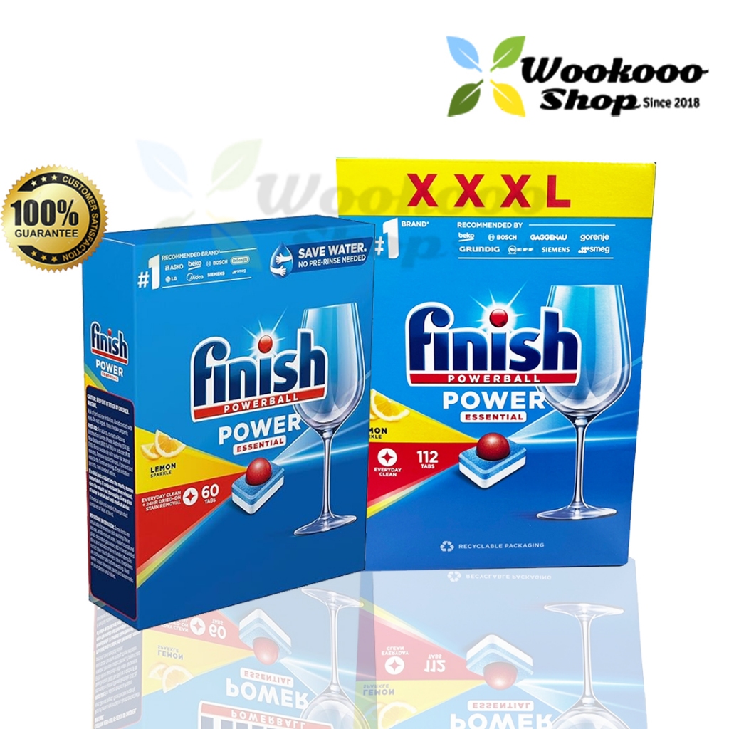 Finish Power Ball Dishwasher Tablet Classic 100 tablets/ Power ...