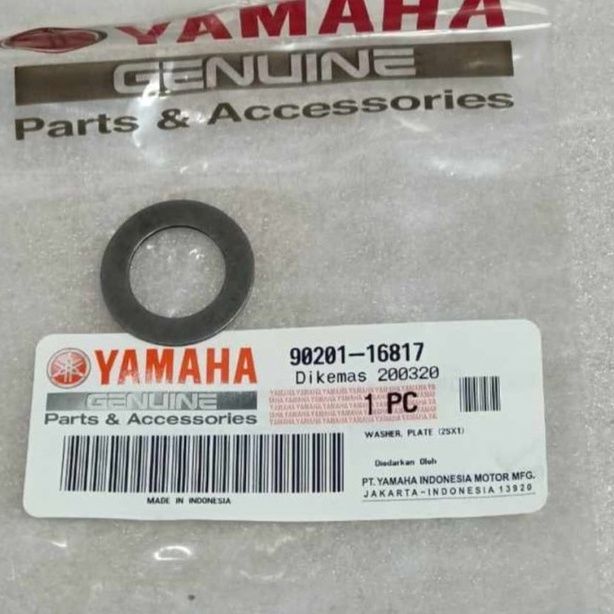 90201-16817 YAMAHA EGO Avantiz / Solariz Front Pulley Cam Washer ...