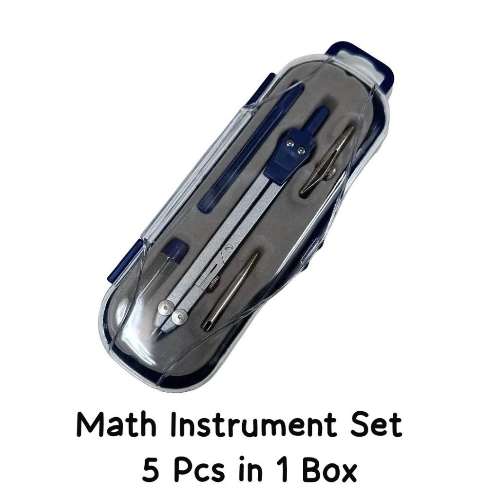 Math Instrument/Compass with Pencil & Refile/Container Box to Keep ...
