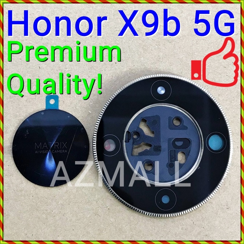 (Replace Crack Glass) NEW ORI Rear Camera Lens Glass Cover with Frame ...