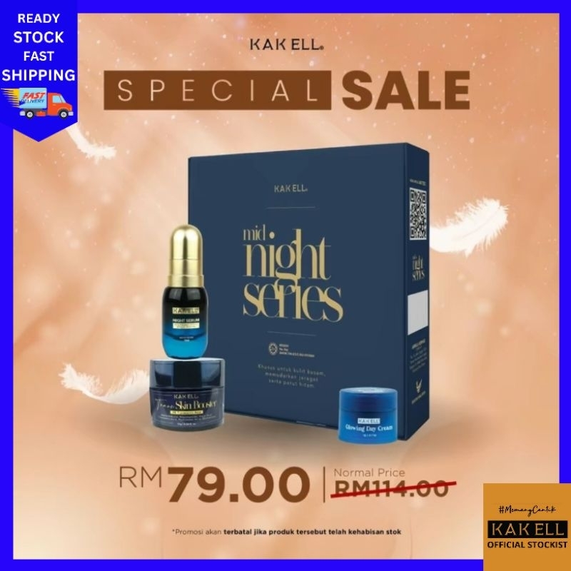 Kak Ell Midnight Series - Jeragat, Pigmentation, Melasma, Parut Hitam ...