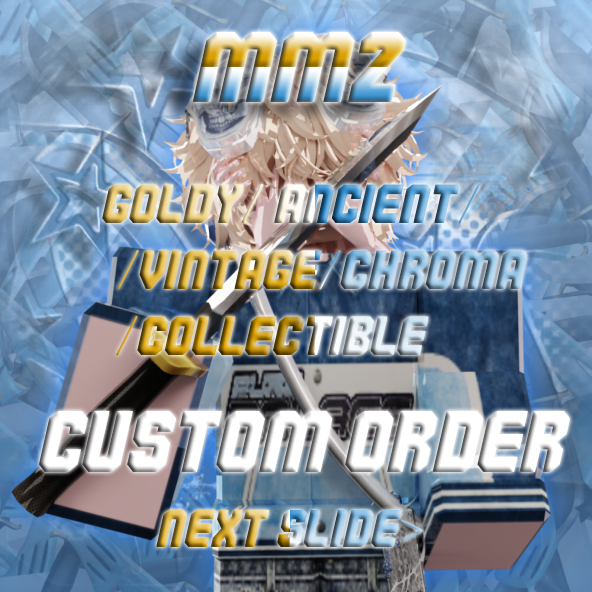 MM2🎲CUSTOM ORDER🎲DMFIRST BEFORE BUYING & READ PICTURE🎲FREE GIFT ...